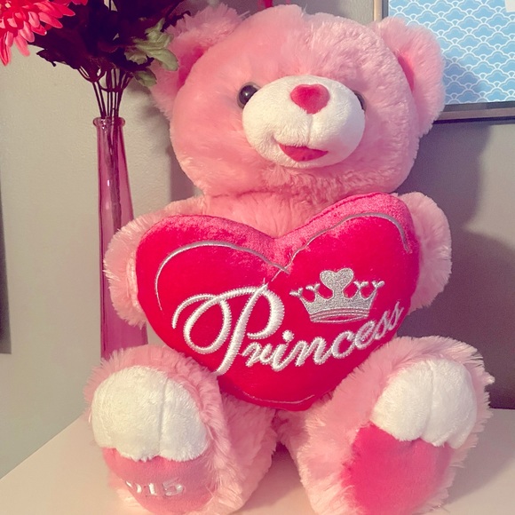 Dan Dee | Toys | 25 Pink Princess Teddy Bear Valentines Day Dandee ...
